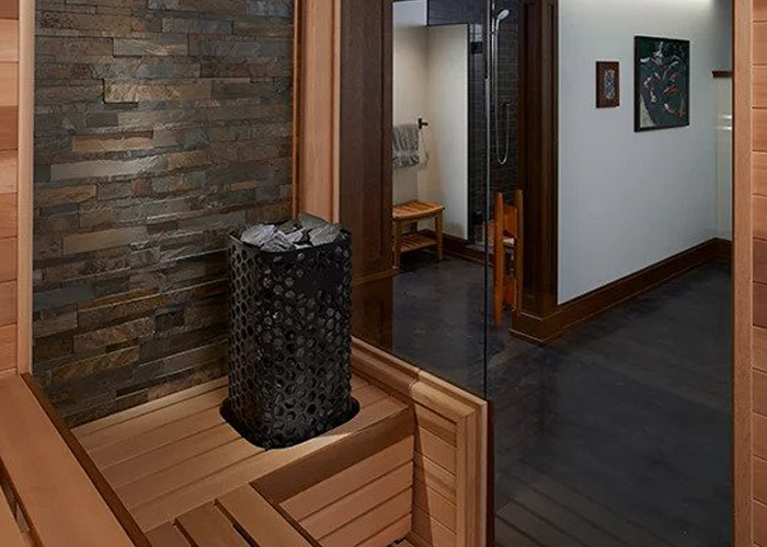 Helo Saunas Custom Permanently Installed Sauna